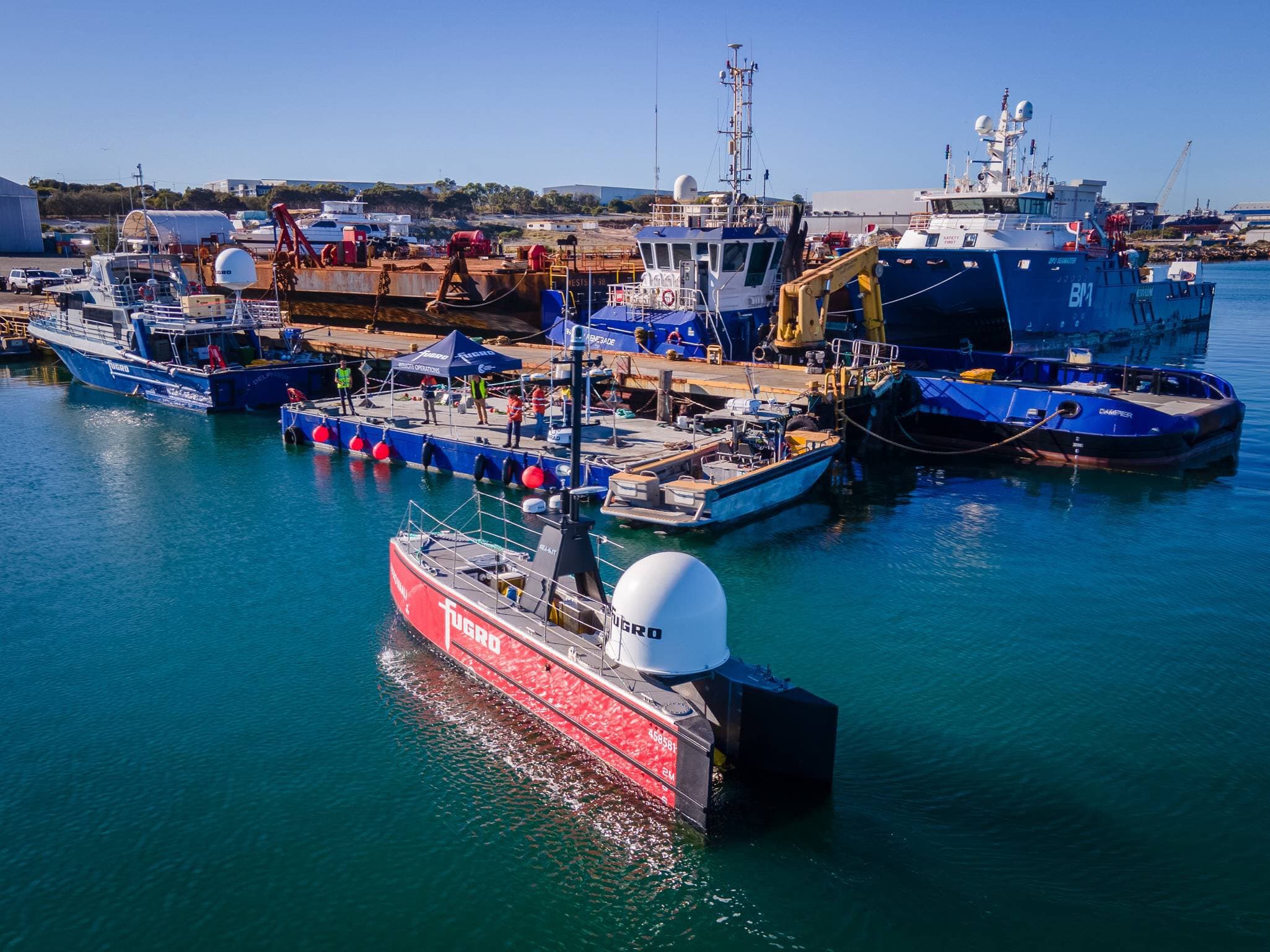Fugro completes first remote USV inspection for Woodside | Fugro